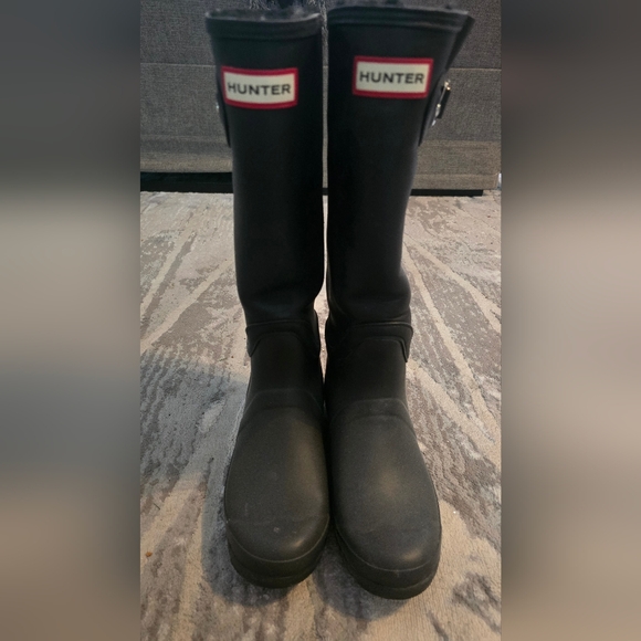 Hunter | Shoes | Hunter Classic Black Winter Boots | Poshmark